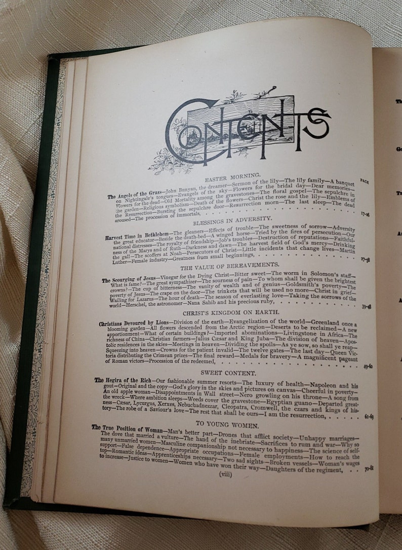 Antique 1896 the Pathway of Life Hardback Book by Reverend T - Etsy