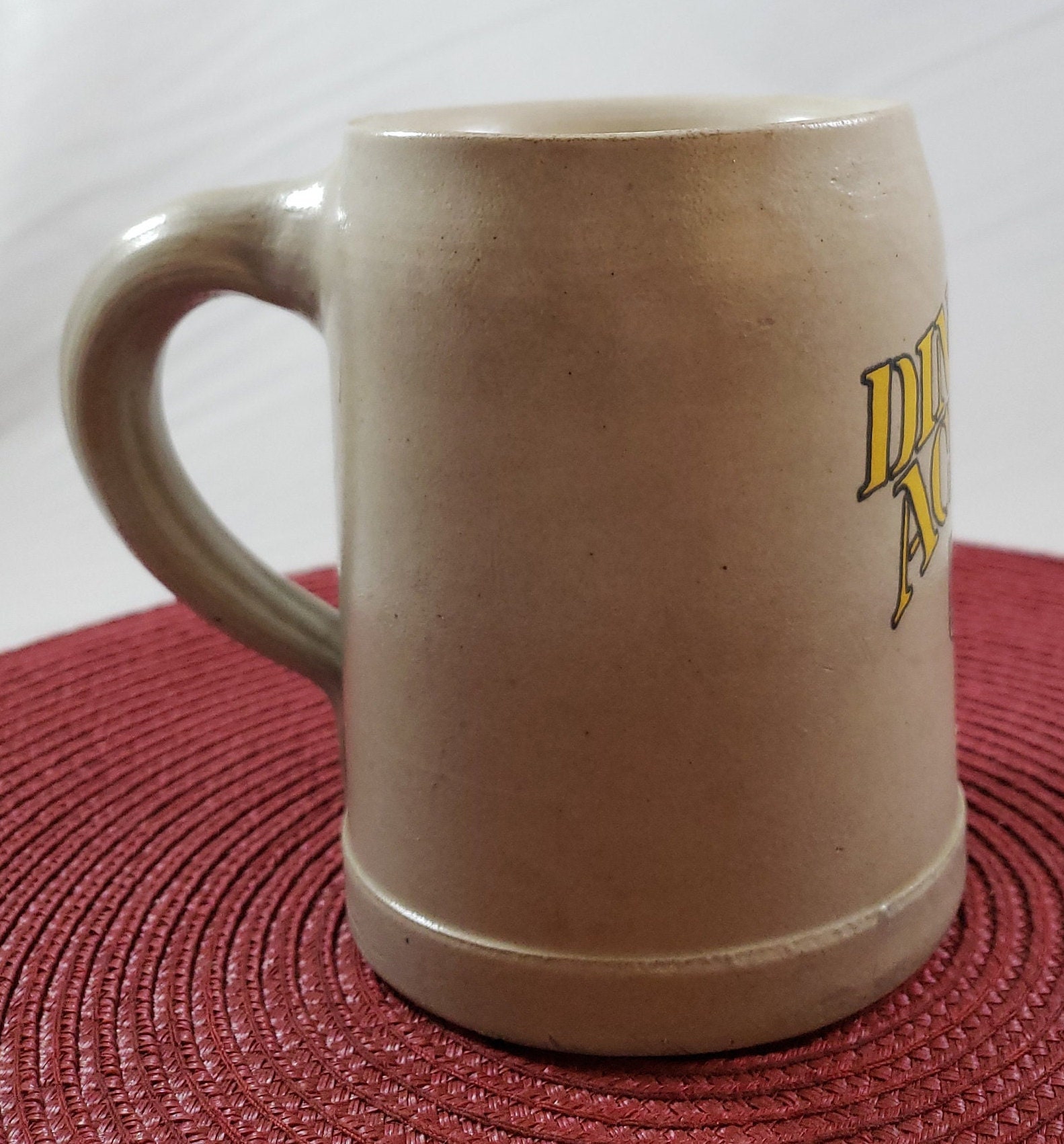 Vintage Dinkelacker CD Stoneware Beer Stein German Beer Logo - Etsy