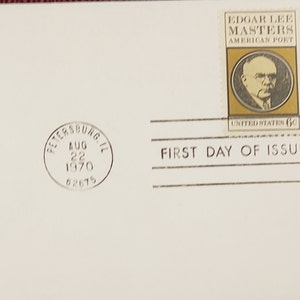 Vintage First Day of Issue Postage Stamps, Herman Melville, Moby Dick ...
