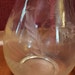 Vintage Unsigned Clear Glass Vase With Etched Floral and Wheat - Etsy