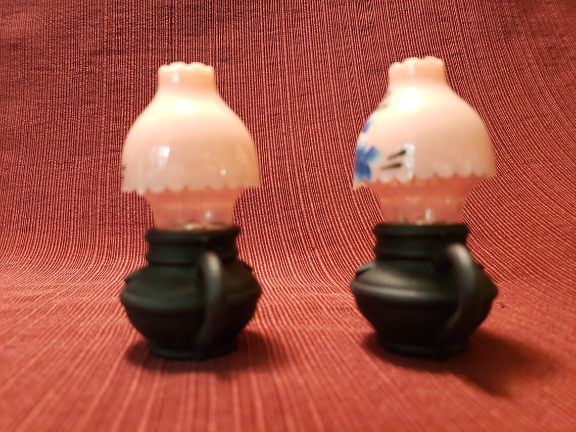 Vintage Cape Cod Oil Lamp Salt and Pepper Shakers Oil Lamp - Etsy