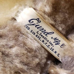 Vintage Rare Labeled Gund Squirrel Stuffed Animal: 1940's Collectible ...