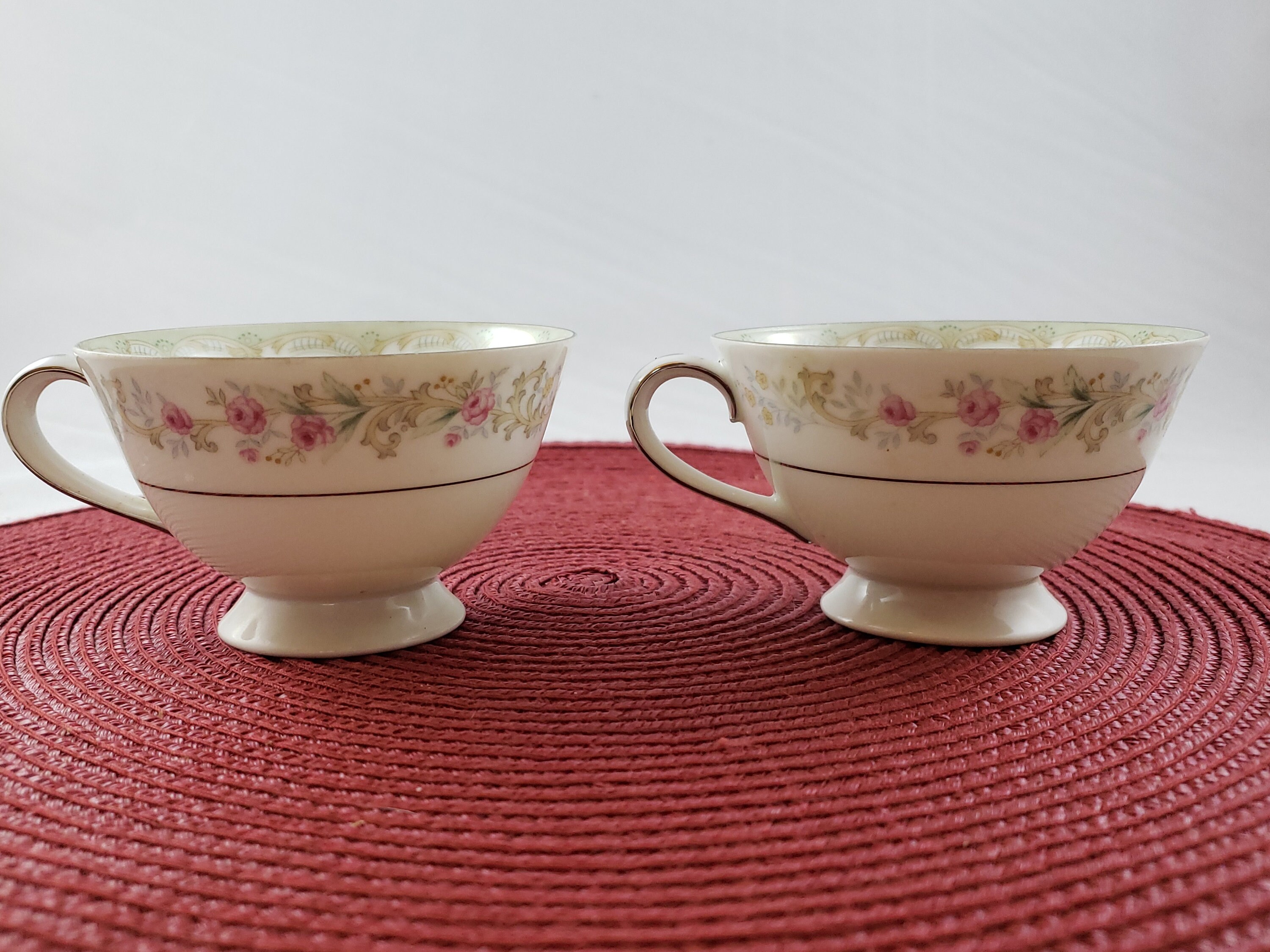 Pair of Vintage Kenwood China Tea Cups and Saucers Featuring - Etsy