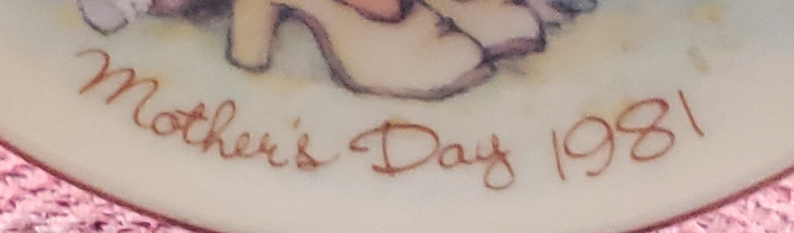 Vintage Avon 1981 Miniature Plate Cherished Moments Last - Etsy