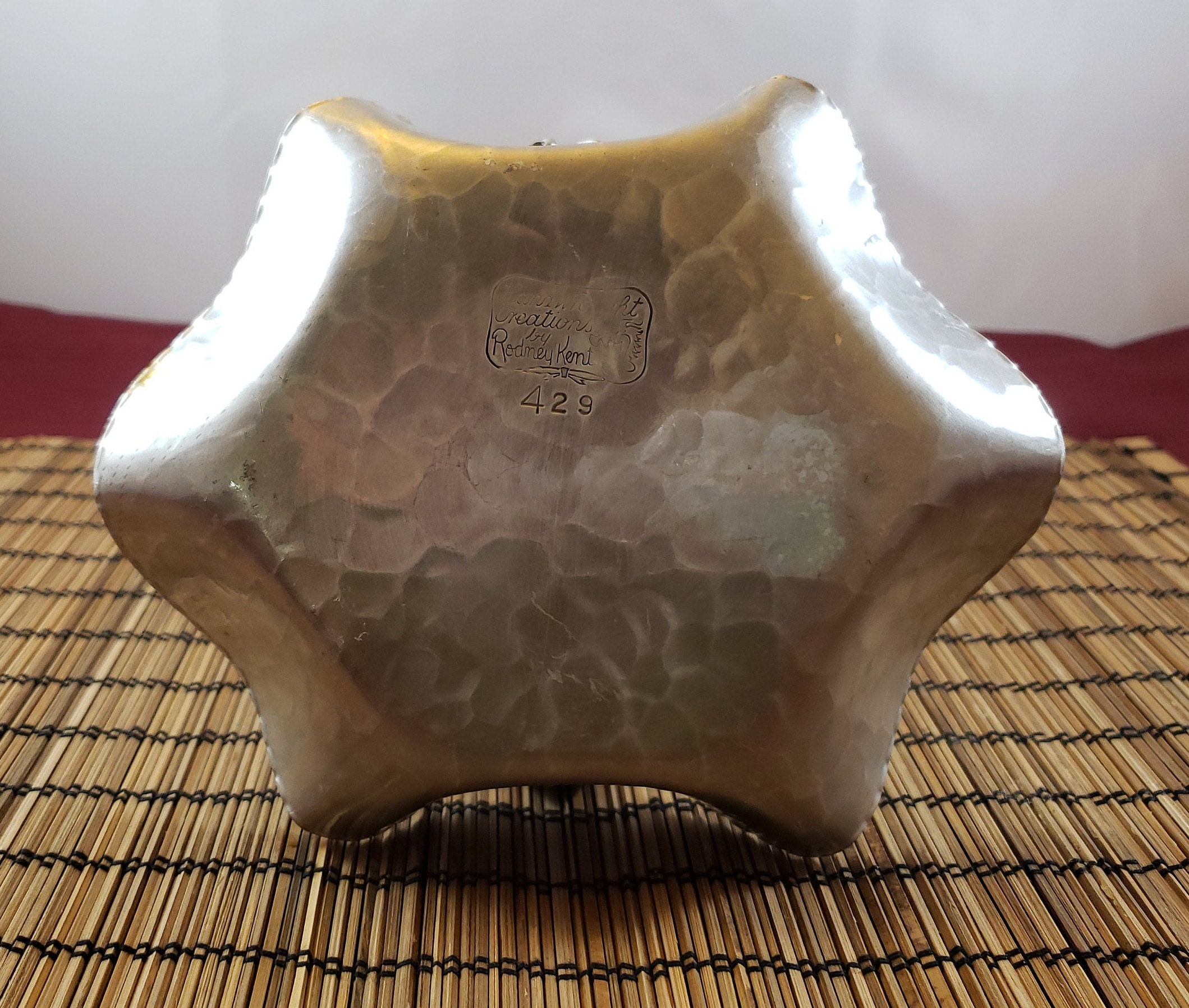 Vintage Hand Wrought Created by Rodney Kent 429 Aluminum - Etsy