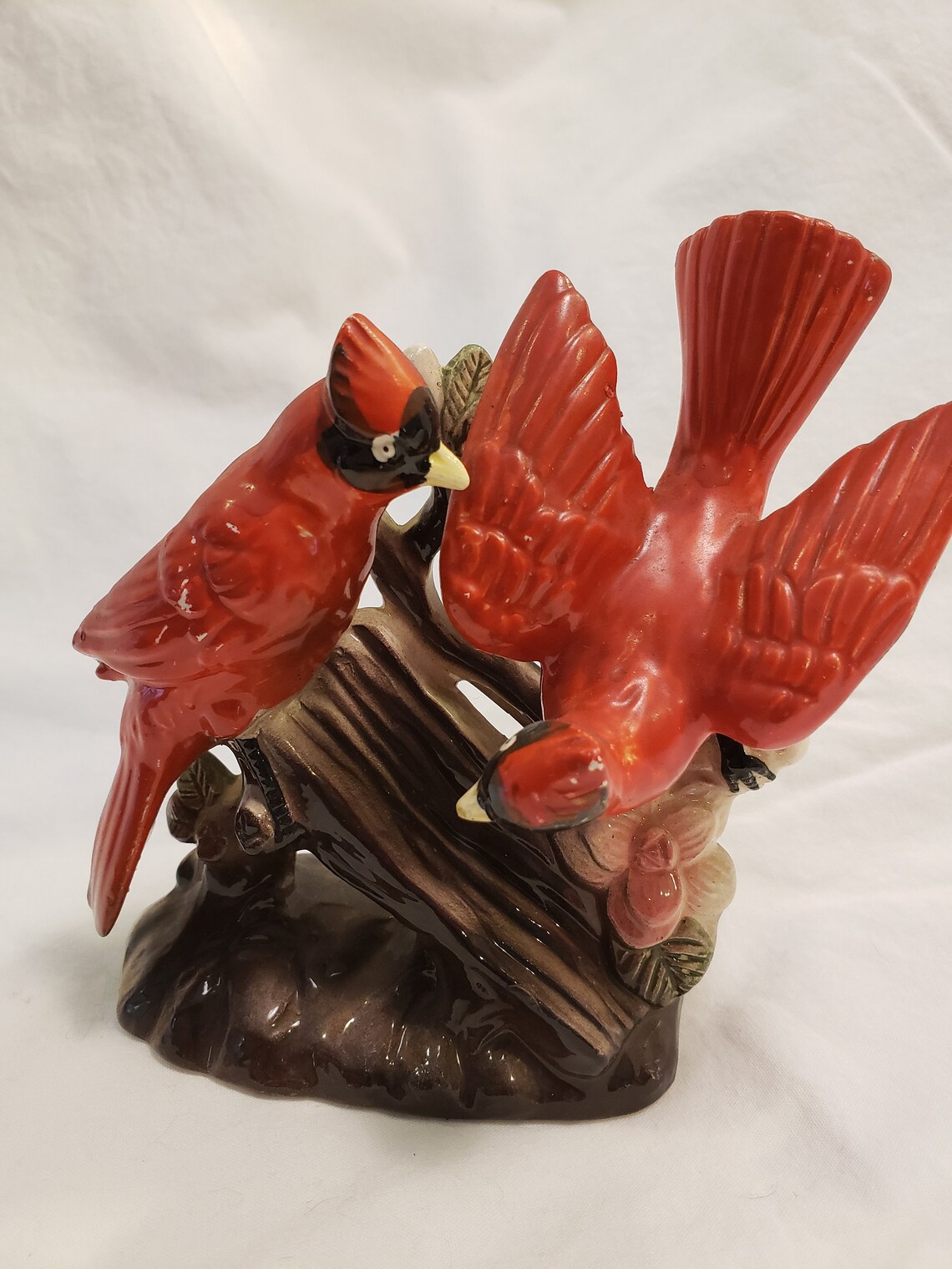 Vintage Unsigned Cardinals Hand Painted Figurine Collectible - Etsy