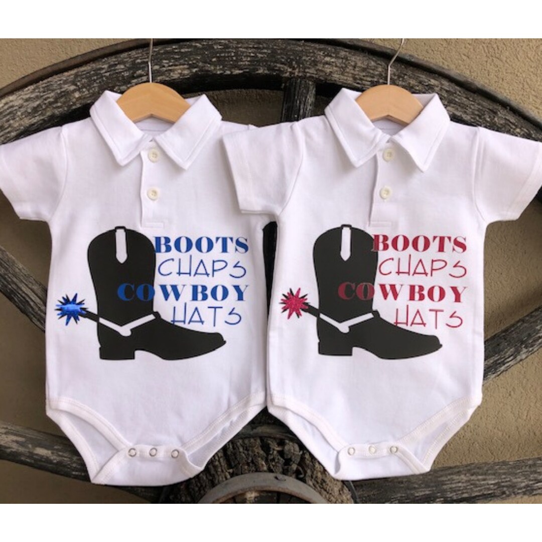 Body de vaquero para bebé, Idea para baby shower, Traje de bebé de ...