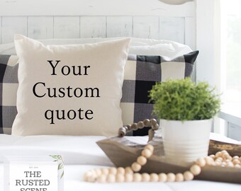 Custom throw pillow | Etsy