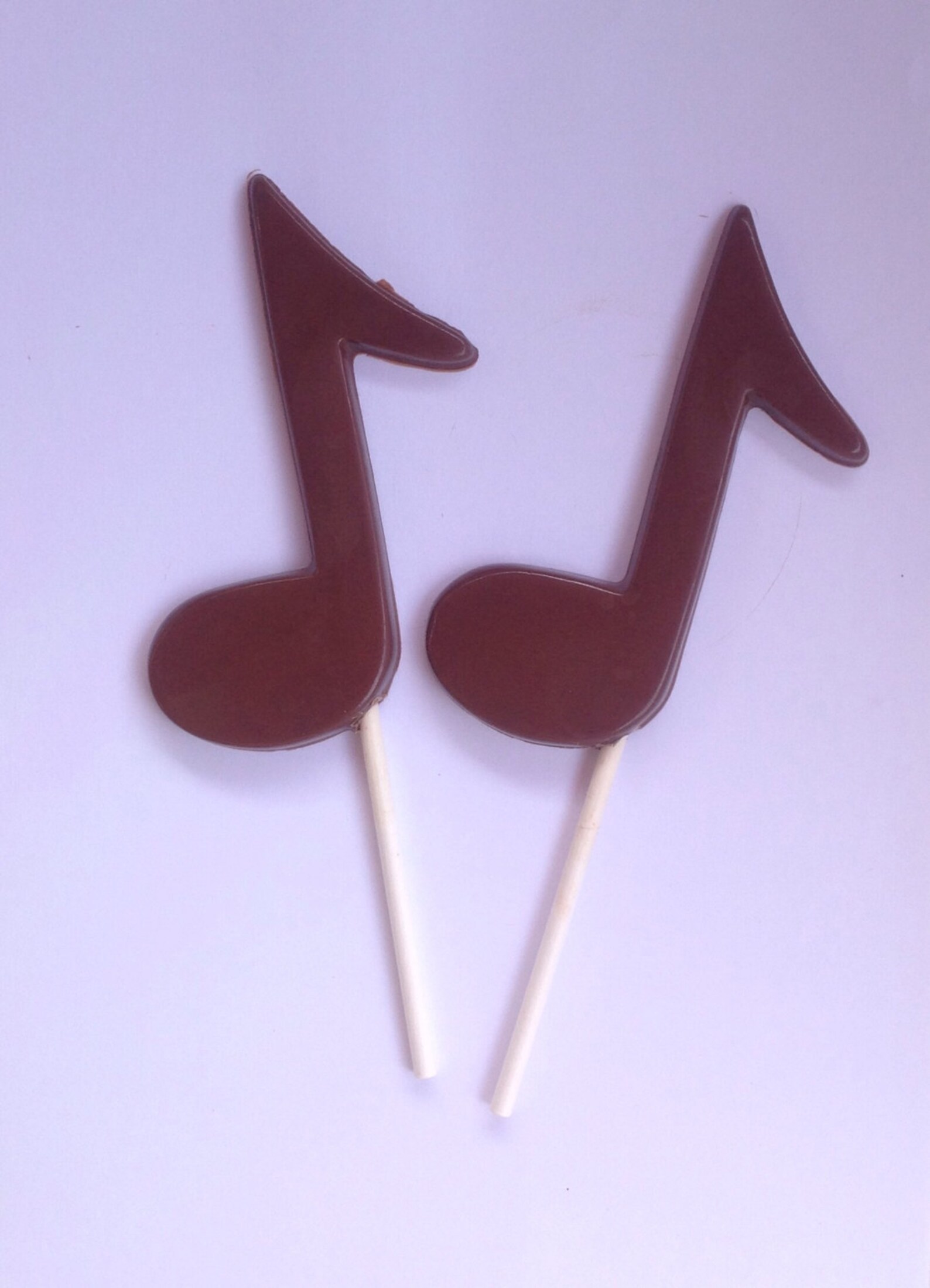 12 Chocolate Music Note Pops Chocolate Music Lollipop - Etsy