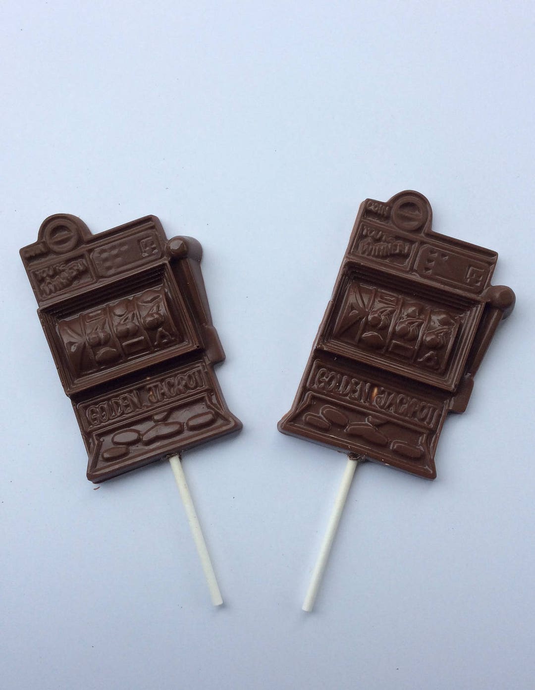 10 Chocolate Slot Machine Pops Chocolate Slot Machine Lollipop Slot ...