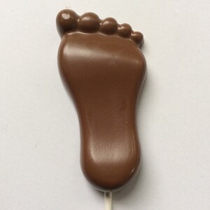 12 Chocolate Foot Pops Foot Favors Baby Feet Favors Chocolate Feet ...