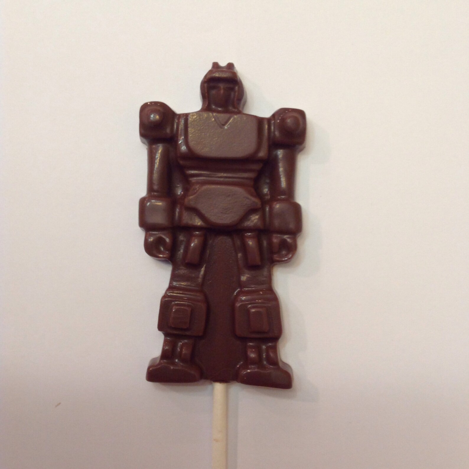 12 Robot Chocolate pops chocolate robot lollipop chocolate | Etsy