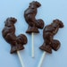 12 Chocolate Rooster Pops Chocolate Rooster Candy Chocolate Rooster ...