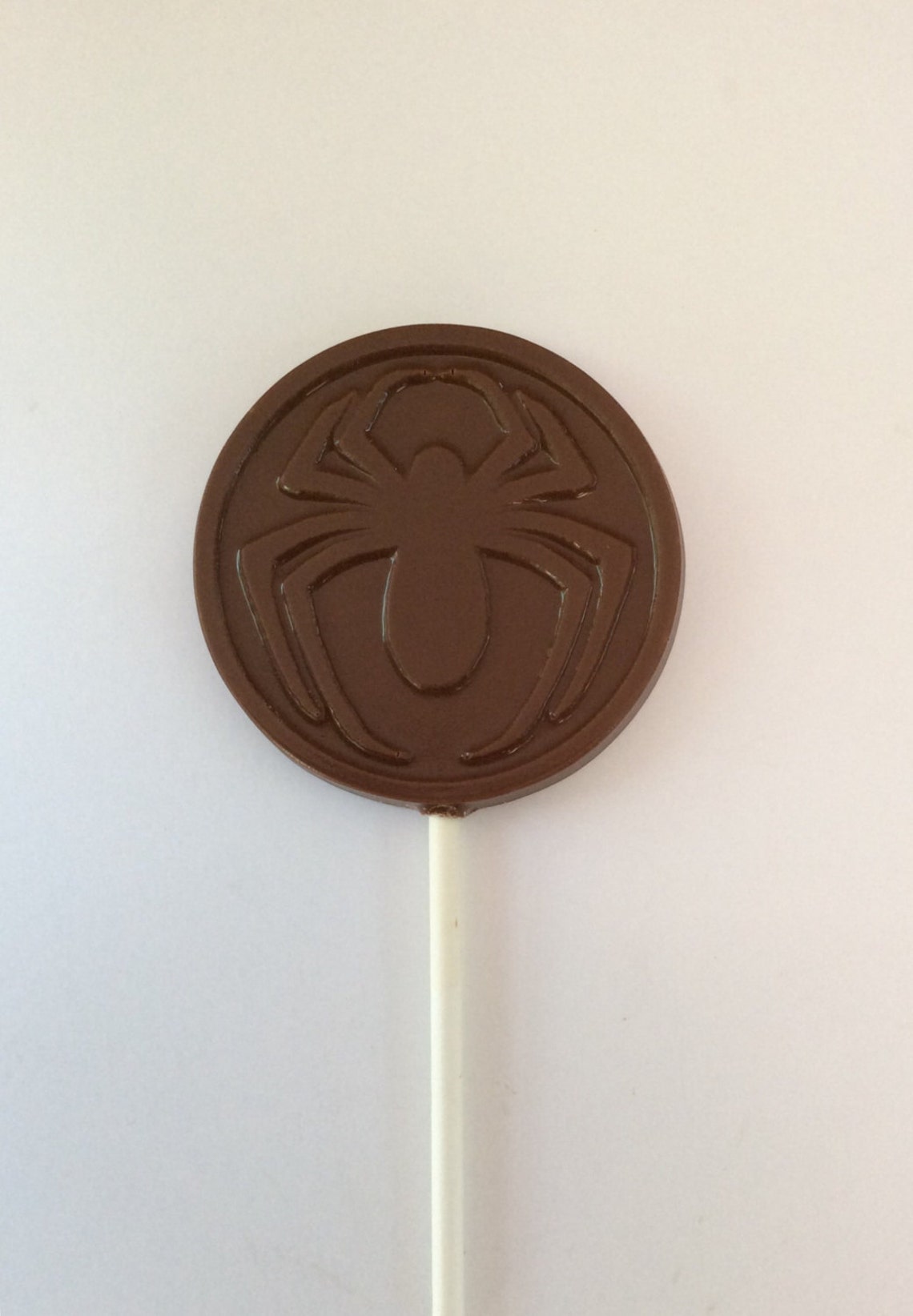 12 Spider Chocolate Pops Spider Favors Chocolate Spider | Etsy