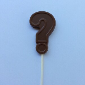 10 Question Mark Chocolate Pops Chocolate Question Mark Favors ...