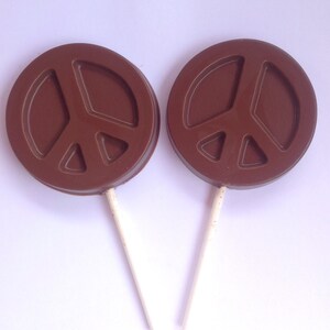 Peace Sign Lollipop - Etsy