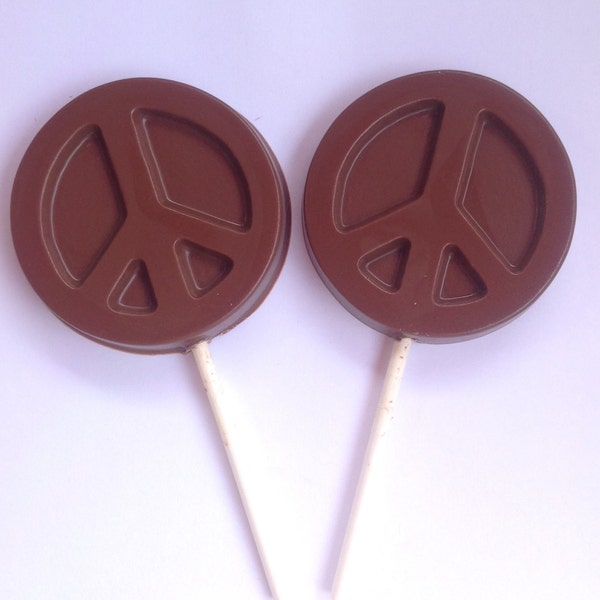 Peace Sign Lollipop - Etsy