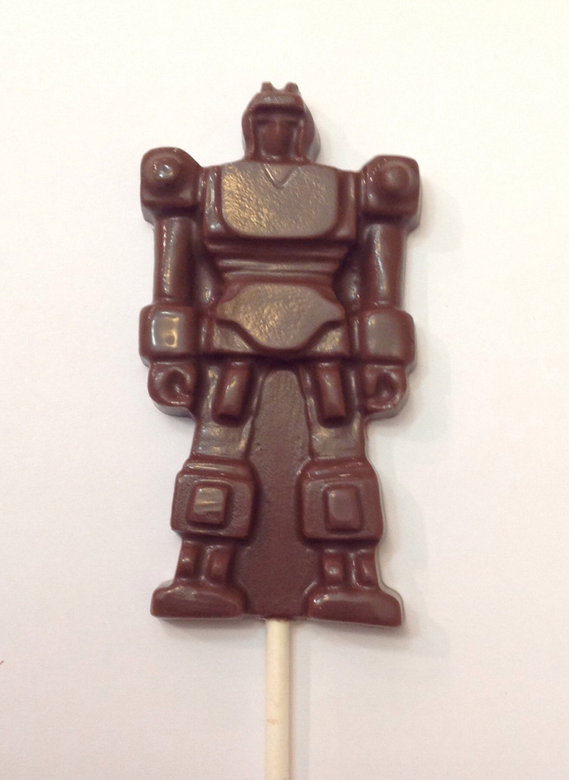 12 Robot Chocolate Pops Chocolate Robot Lollipop Chocolate - Etsy