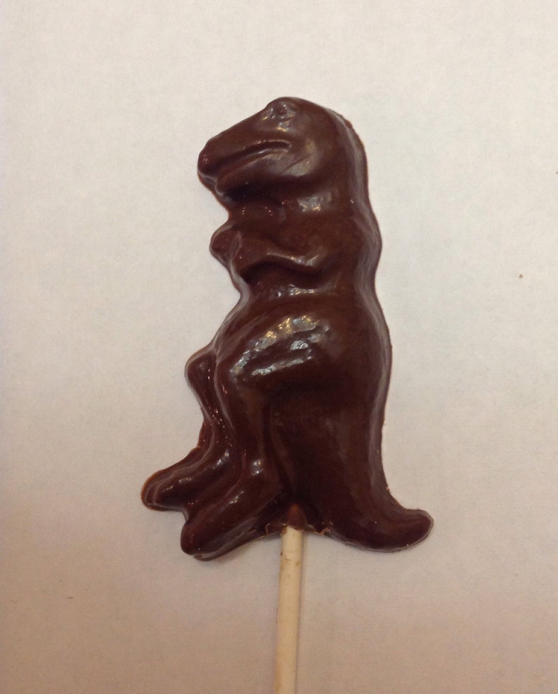 12 Dinosaur Chocolate Pops Dinosaur Favors Chocolate Dinosaur - Etsy