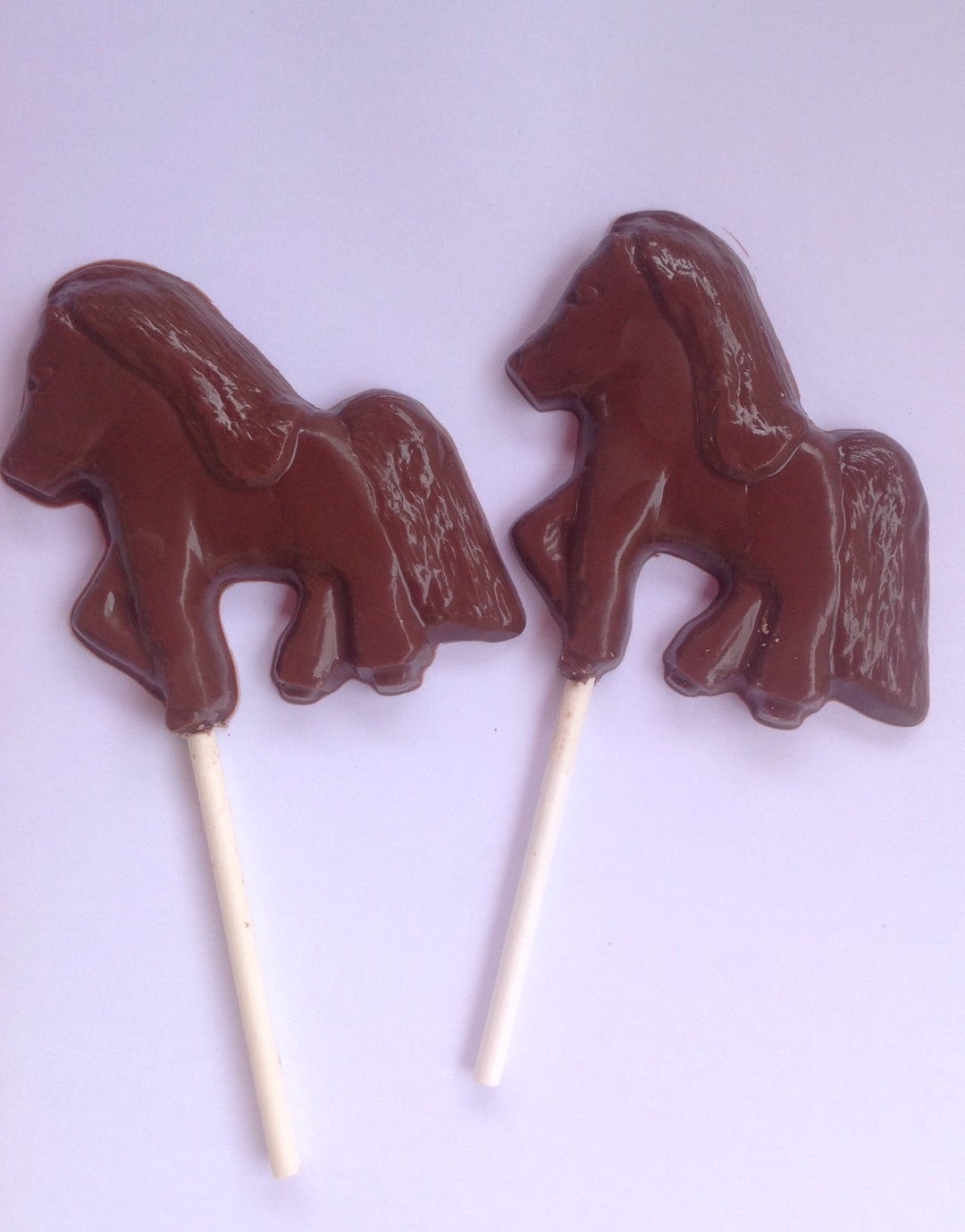 12 Chocolate Pony Pops Pony Favors Chocolate Pony Lollipop - Etsy