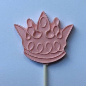 12 Chocolate Crown Pops Princess Party Crown Favors Princess Favors ...
