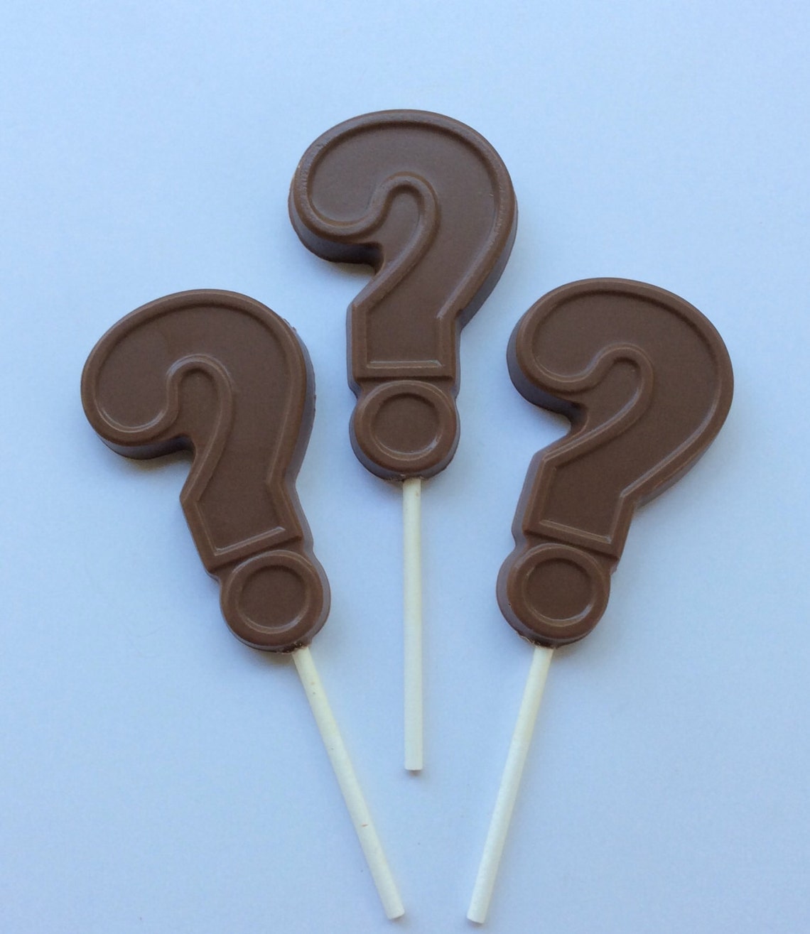 12 Question Mark Chocolate Pops Chocolate Question Mark Favors - Etsy