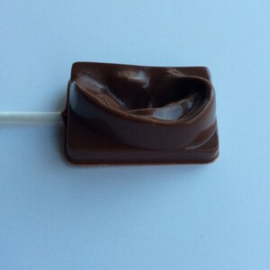 12 Chocolate Ear Pops Chocolate Ear Favors Chocolate Ear Lollipop - Etsy