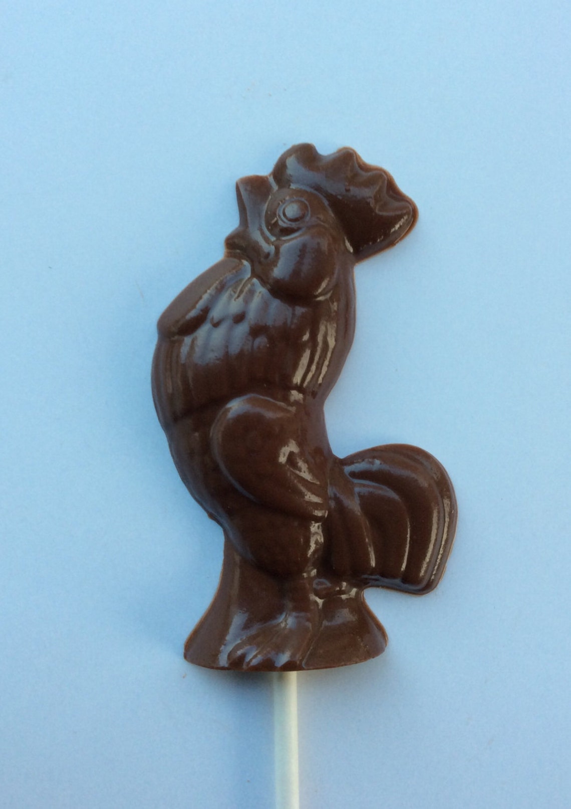 12 Chocolate Rooster Pops Chocolate Rooster Candy Chocolate | Etsy