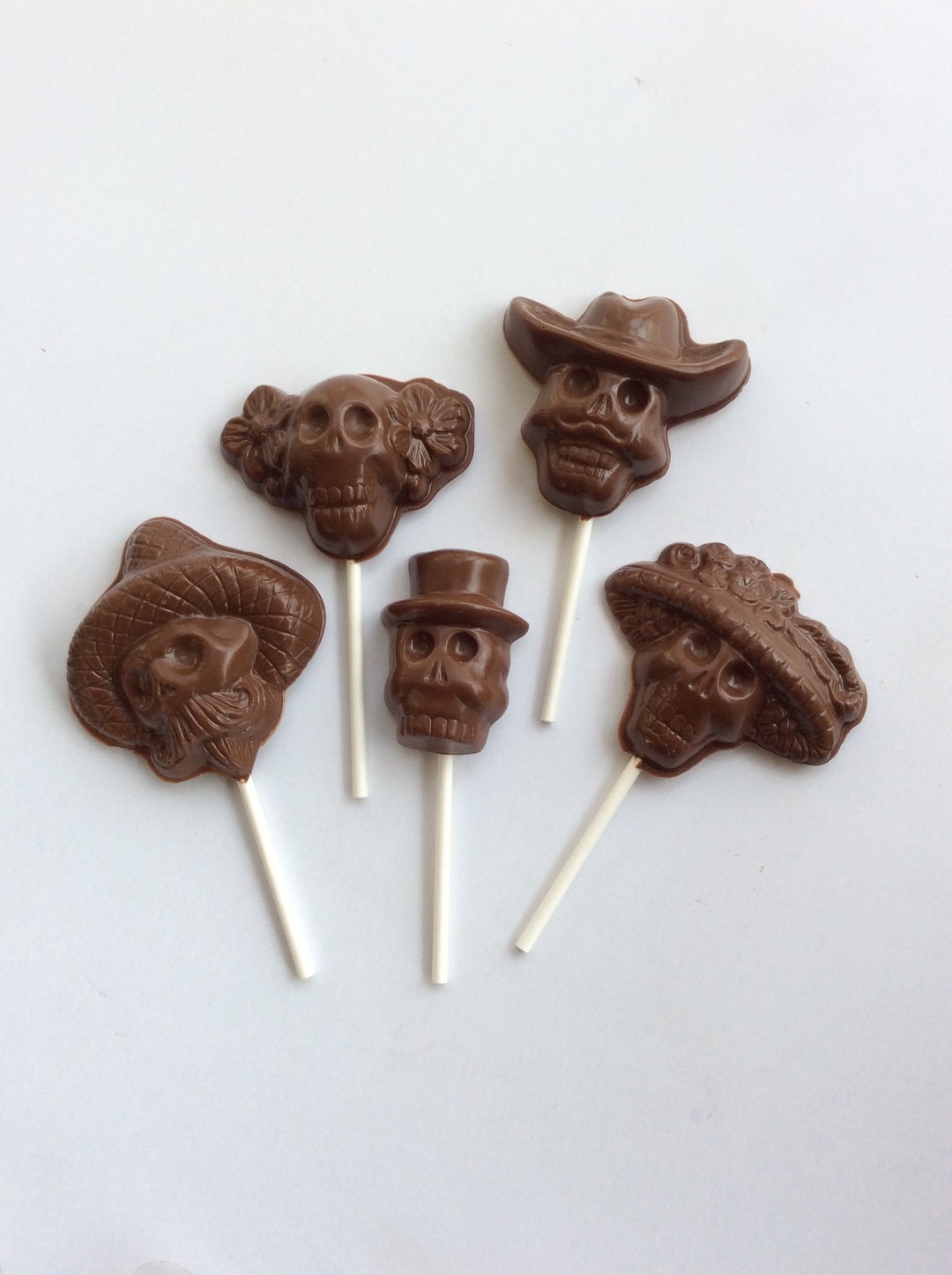 12 Chocolate Coco Party Pops Day of the Dead Chocolate Coco Party ...