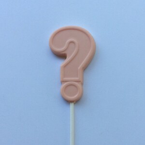 12 Question Mark Chocolate Pops Chocolate Question Mark Favors ...