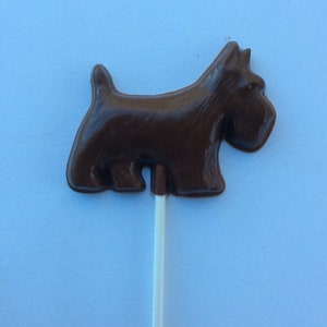 12 Chocolate Schnauzer Pops Chocolate Schnauzer Favors Chocolate ...