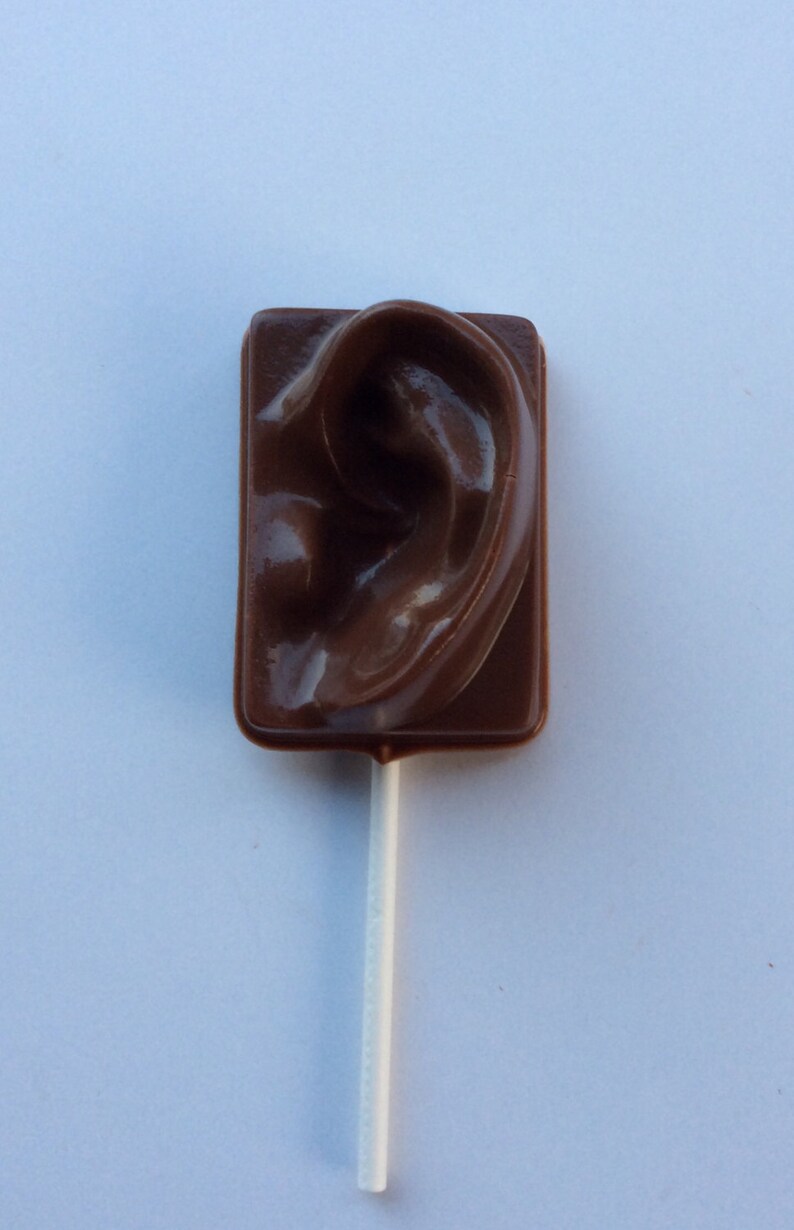 12 Chocolate Ear Pops Chocolate Ear Favors Chocolate Ear | Etsy