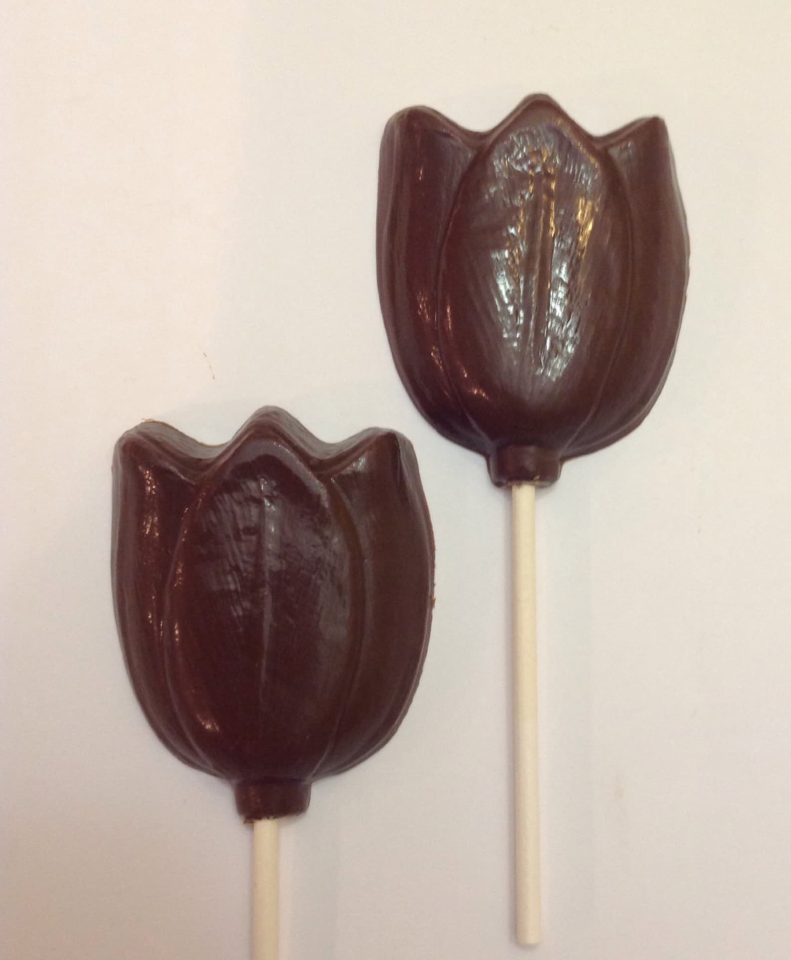 12 Tulip Chocolate Pops Chocolate Tulip Favors Chocolate Tulip - Etsy