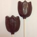 12 Tulip Chocolate Pops Chocolate Tulip Favors Chocolate Tulip Lollipop ...