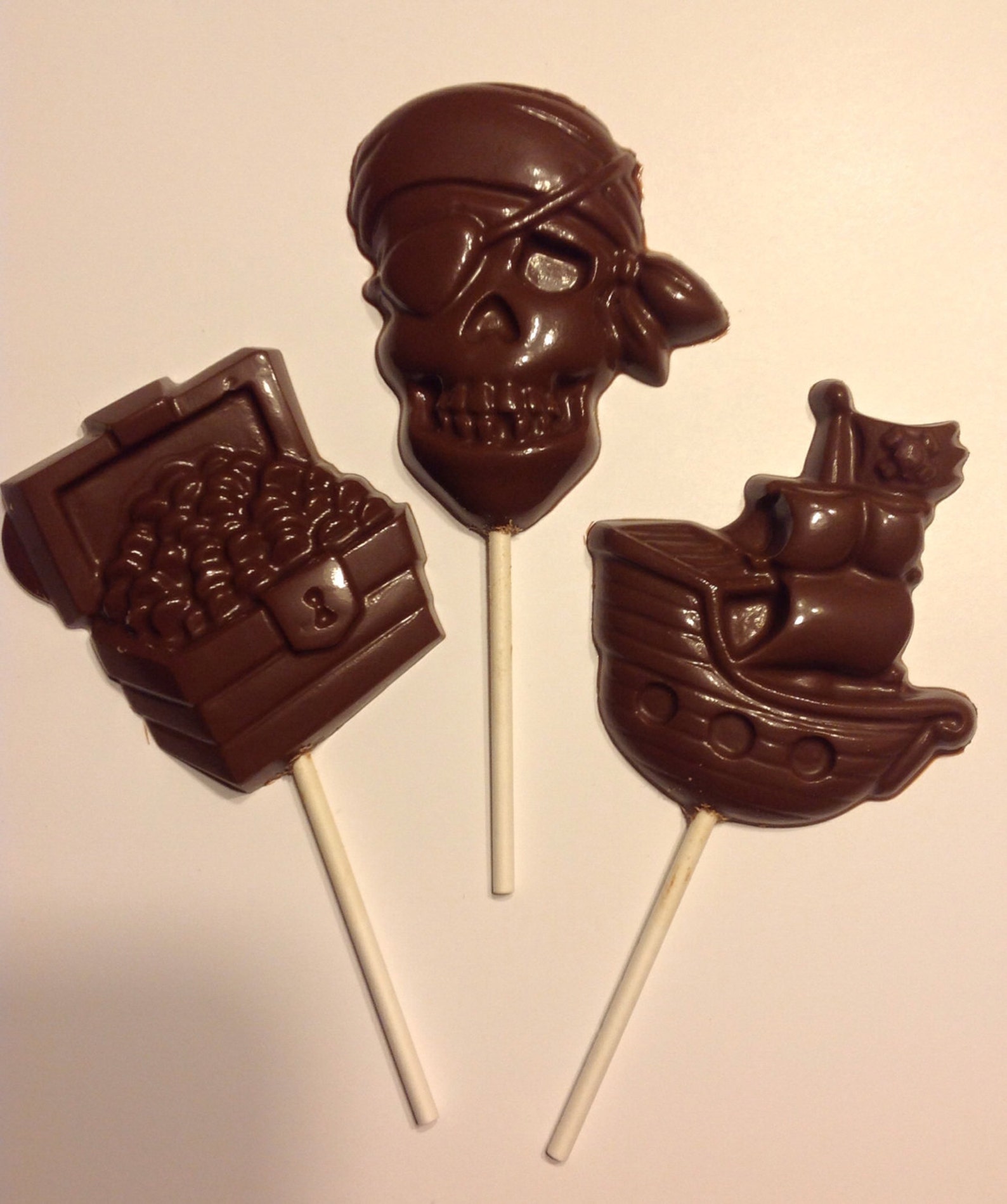 12 Pirate Chocolate pops pirate favors chocolate pirate | Etsy