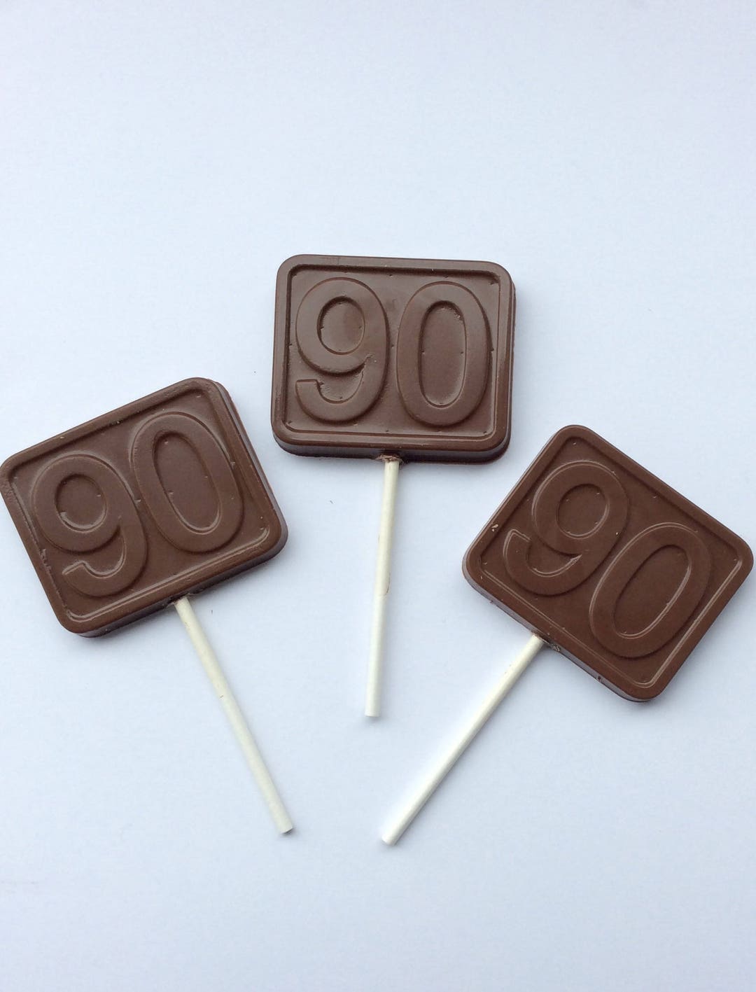 12 90th Birthday Chocolate Pops 90th Favors Chocolate 90th - Etsy