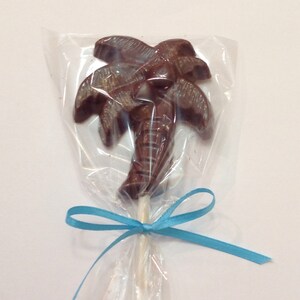 12 Chocolate Palm Tree Pops Palm Tree Favors Chocolate Palm Tree ...