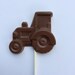 12 Tractor Chocolate Pops Tractor Favors Chocolate Tractor Lollipop - Etsy