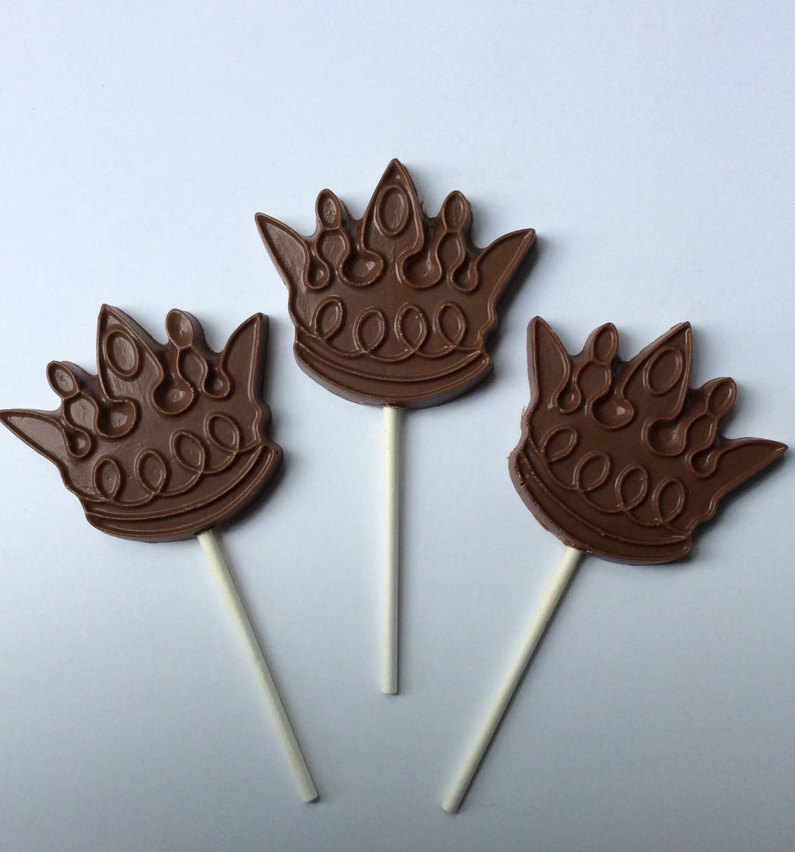 12 Chocolate Crown Pops Princess Party Crown Favors Princess - Etsy