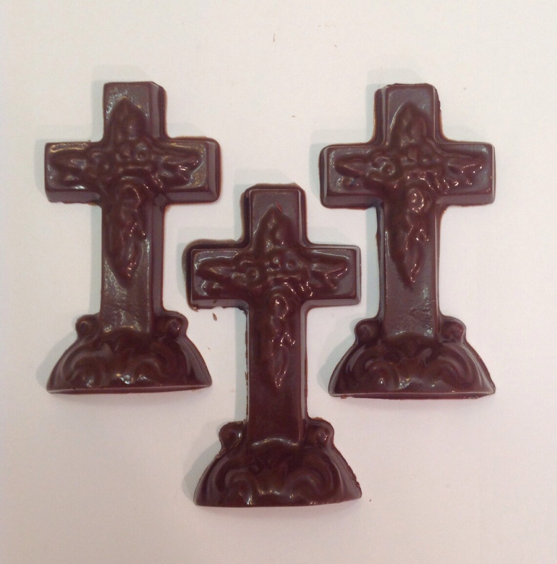 12 Chocolate Crosses Baptism Favors Christening Favors - Etsy