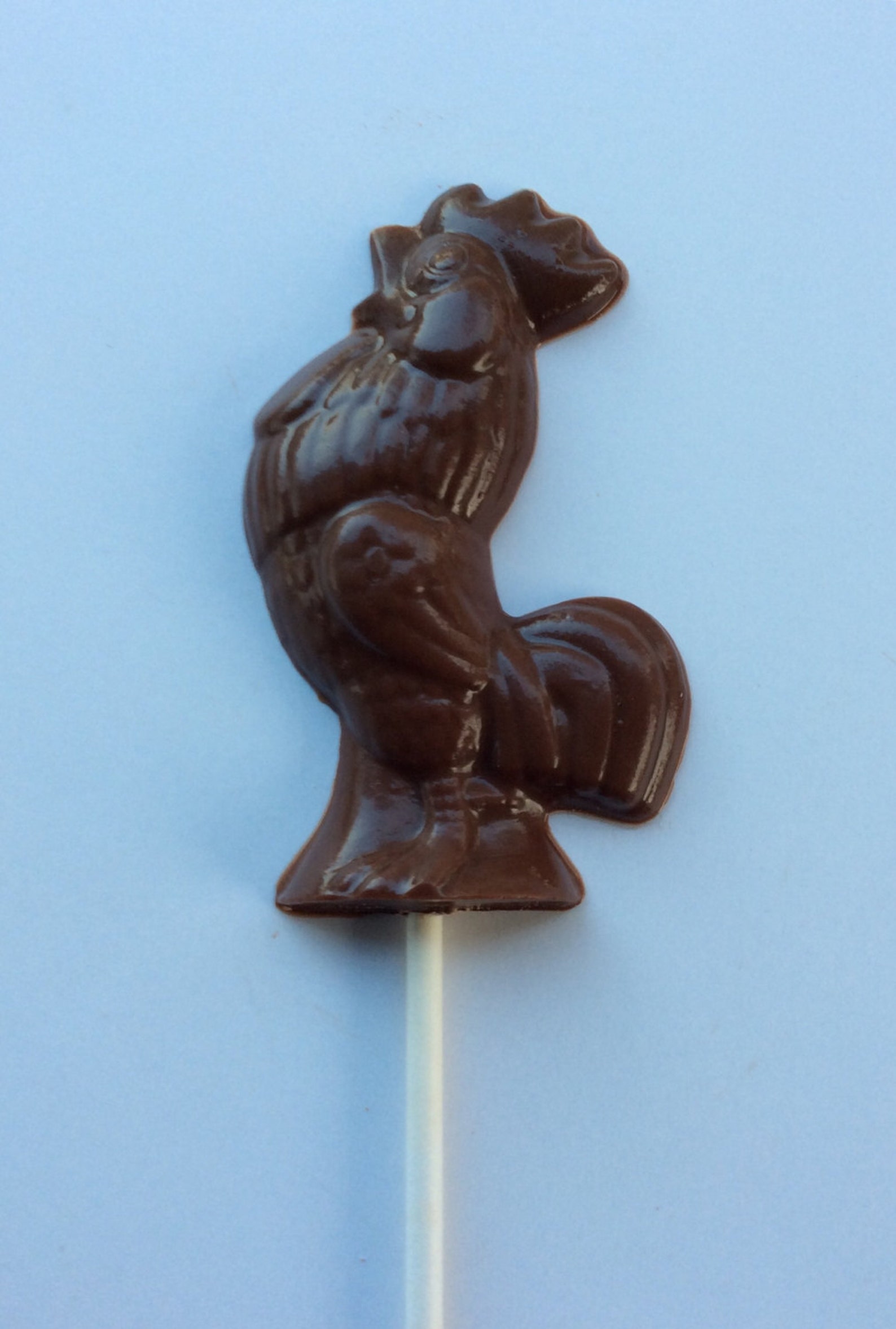 12 Chocolate Rooster Pops Chocolate Rooster Candy Chocolate | Etsy