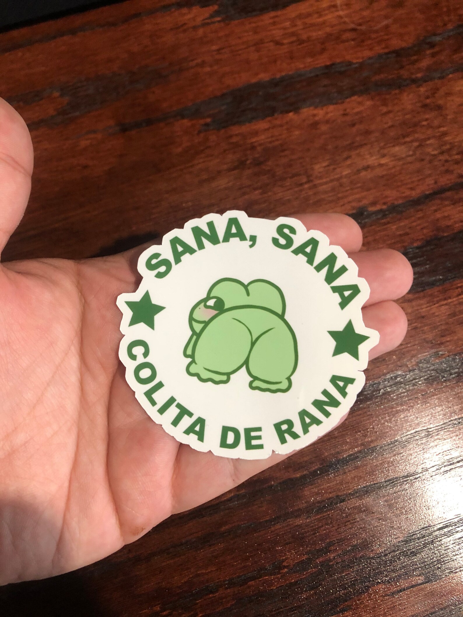 Sana, Sana, Colita De Rana Sticker - Etsy