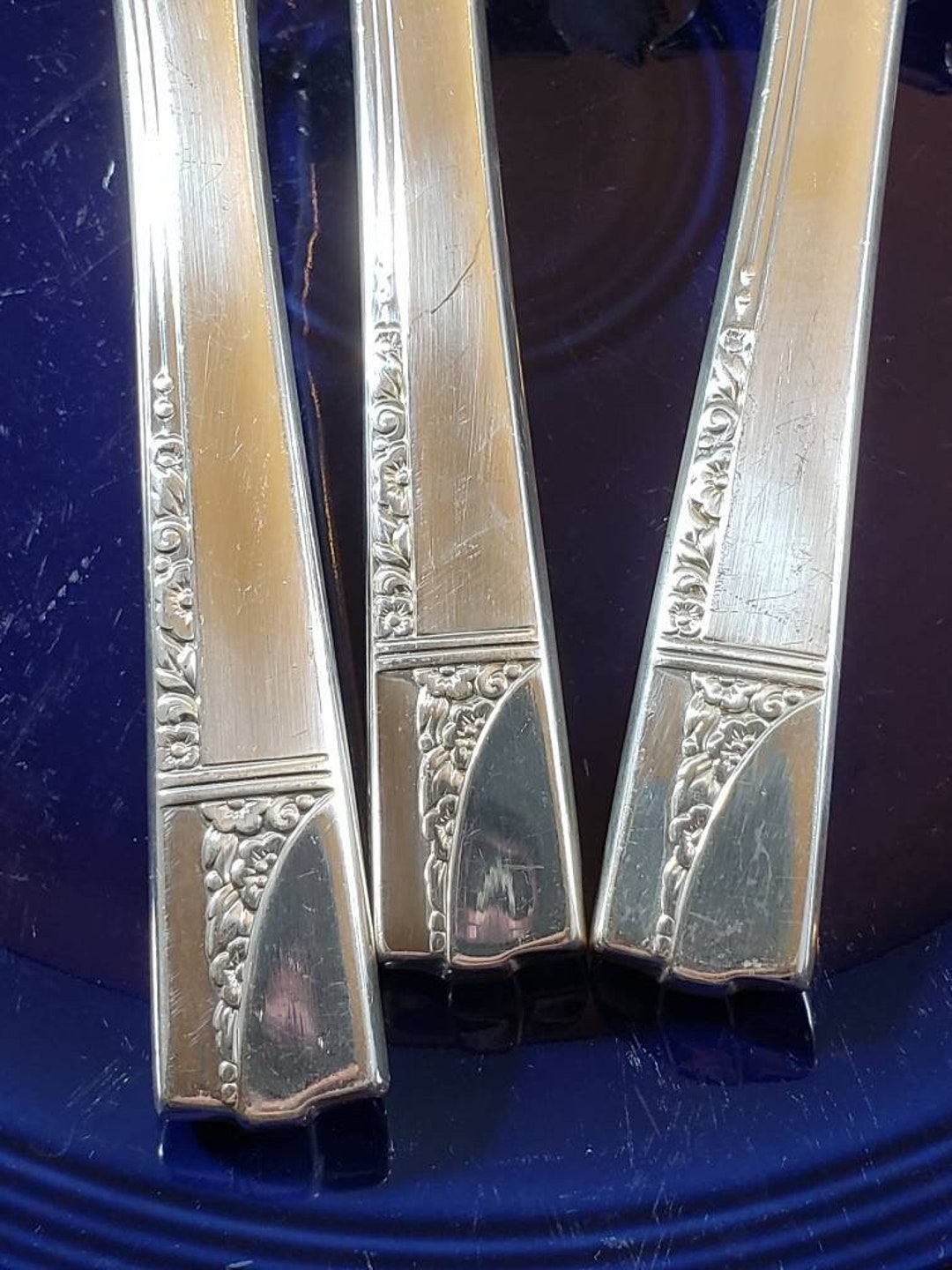 1937 CAPRICE Meat Carving Set, Serving Set, Vintage Nobility Plate ...