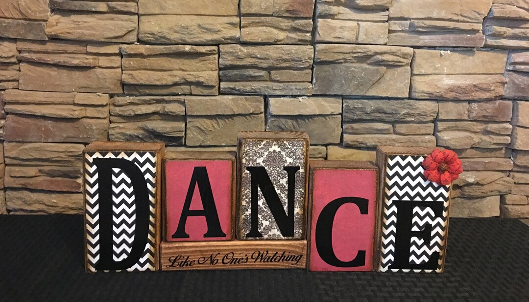 Personalized Dance Block Set: Custom Dancer Gift - Etsy