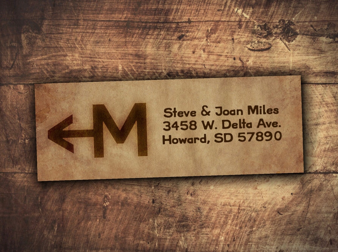 Custom Ranch Brand Return Address Labels, Western Brand Stickers ...