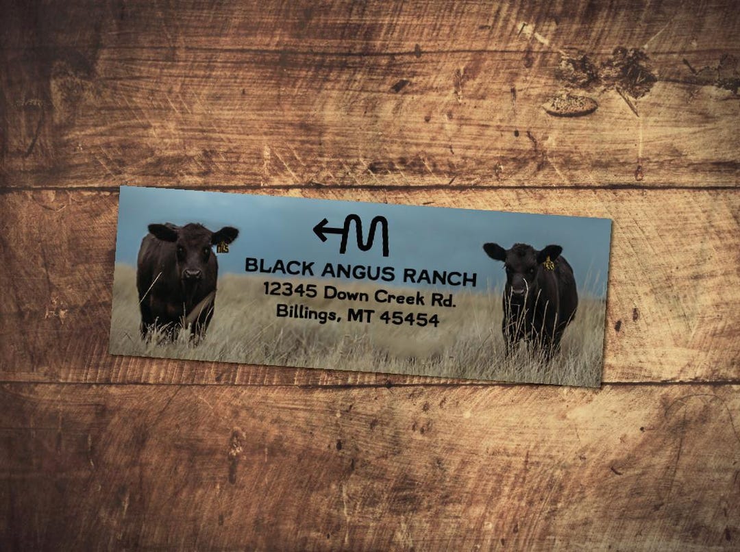Custom Ranch Brand Return Address Labels, Western Brand Stickers ...