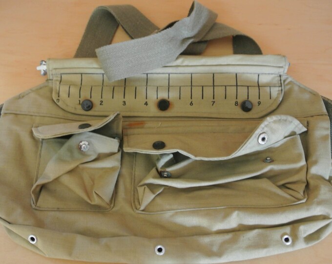 Vintage Light Canvas Fishing Creel. Never Used. Great Decor - Etsy
