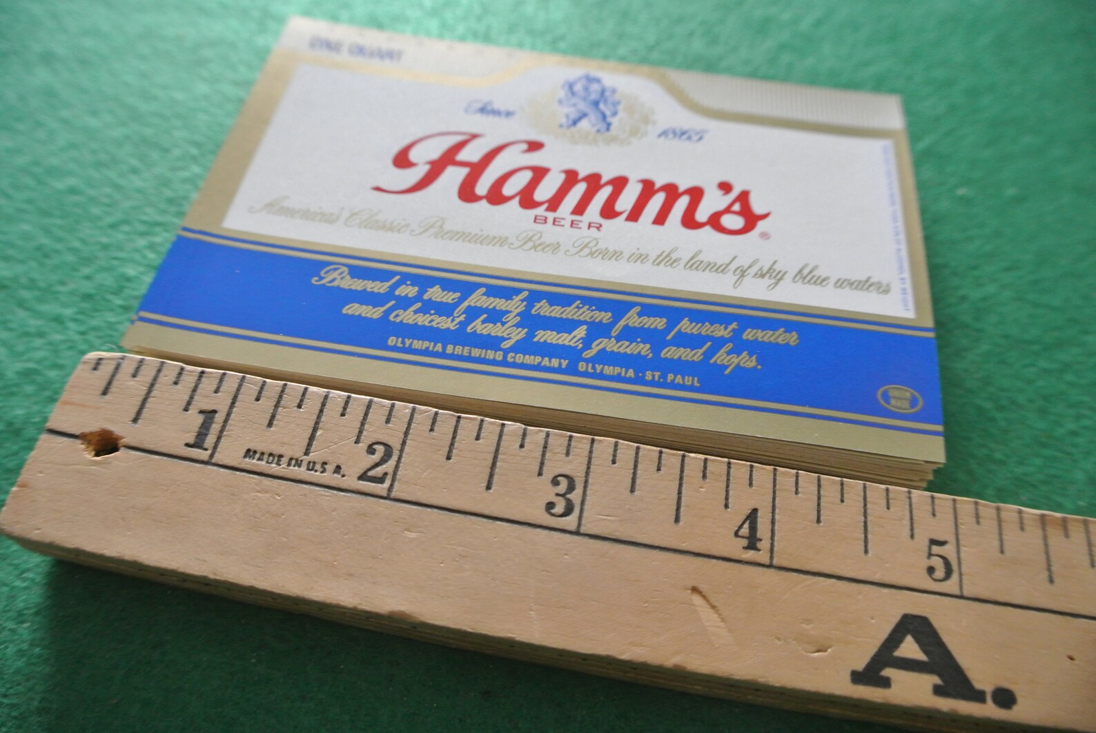 Vintage Hamm's Beer Labels Quart Bottle Set of 100 New - Etsy