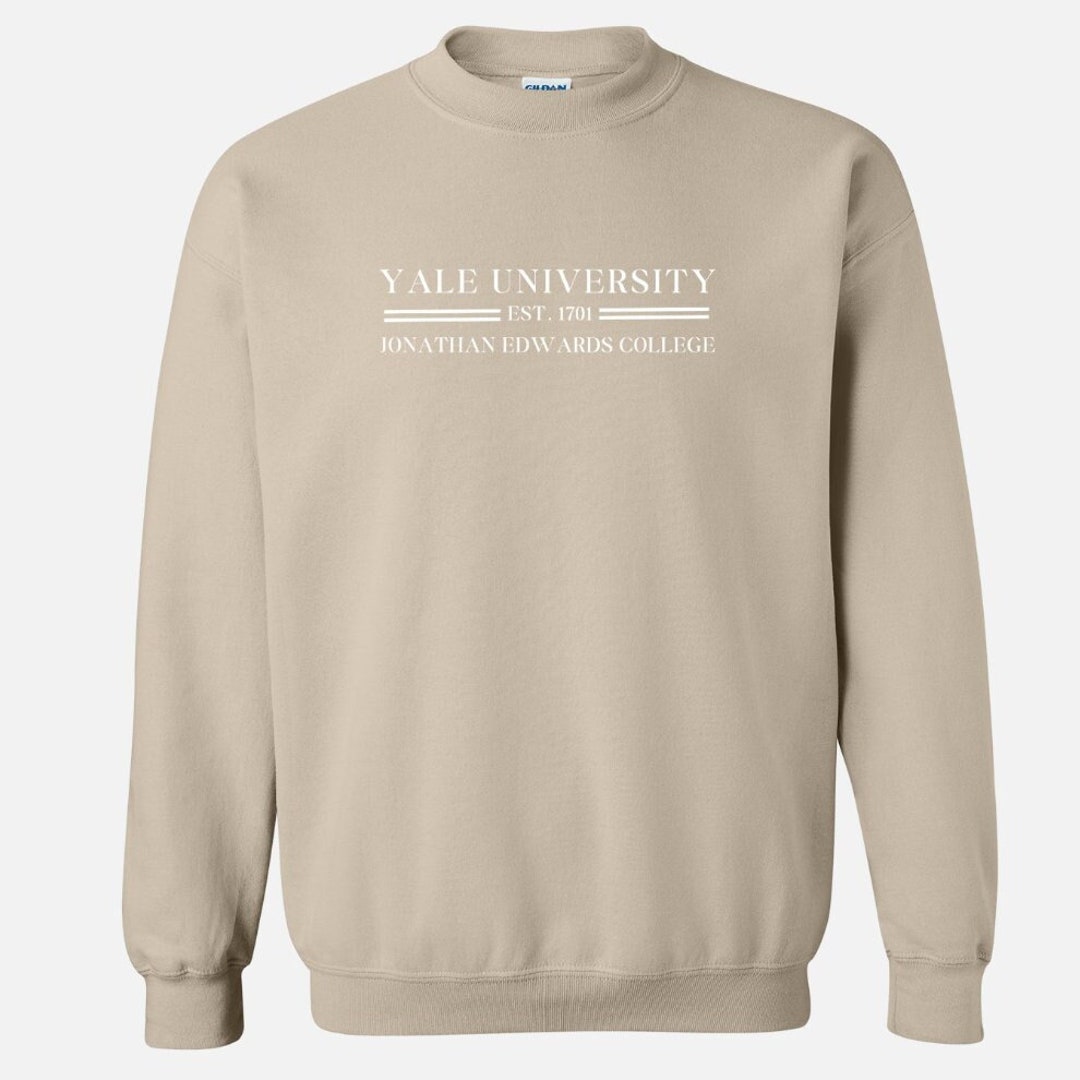 Custom| Yale University Crew Neck | Different Schools | Navy and White ...