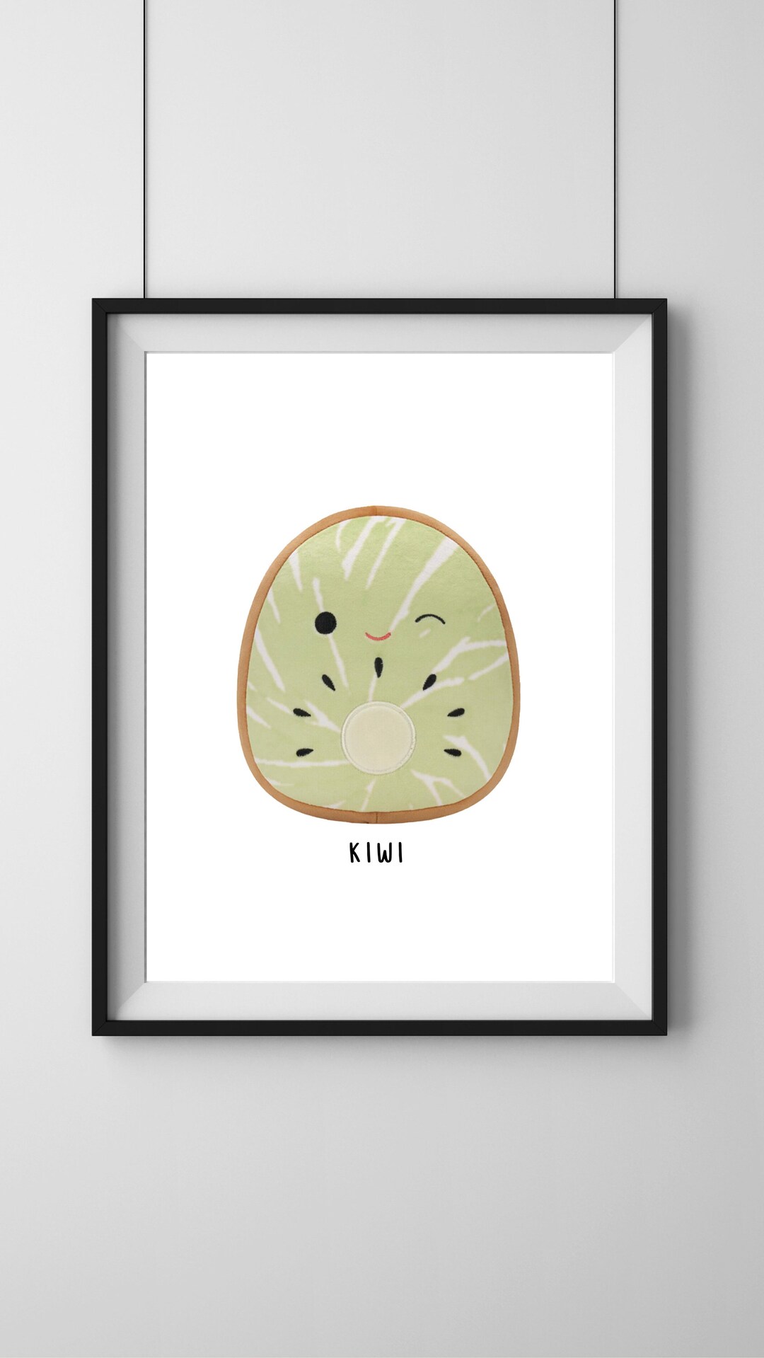 Cute Kiwi Squish- Mallow Digital Art Print Download File Kids Bedroom ...